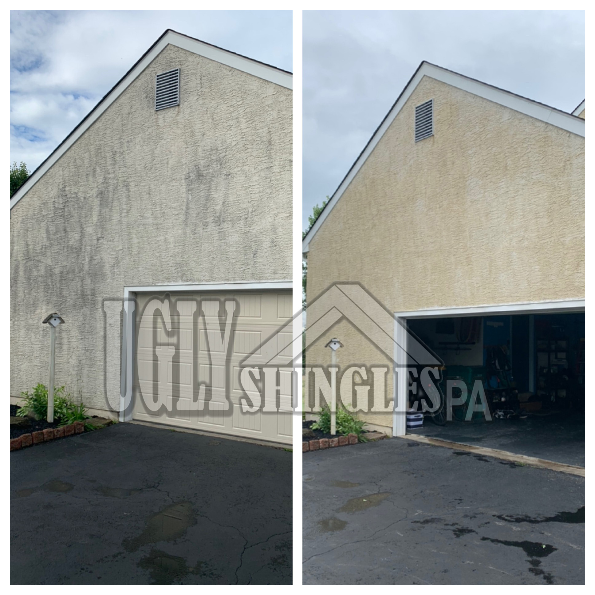 Exterior Cleaning - Bucks County Soft-Wash Cleaning - UglyShinglesPA